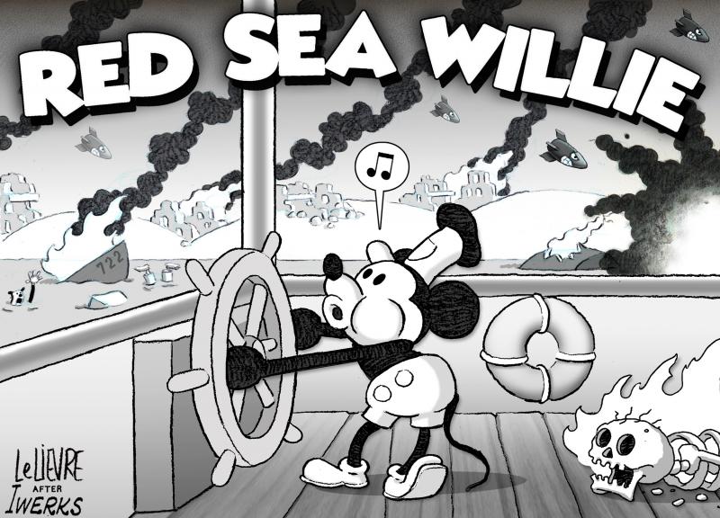 Red Sea Willie : r/editorialcartoons